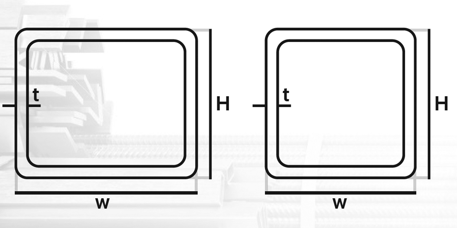 Țeavă rectangulară și pătrată sudată longitudinal - Esteel